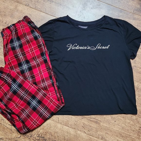 Victoria's Secret | Intimates & Sleepwear | Victorias Secret Red Plaid ...